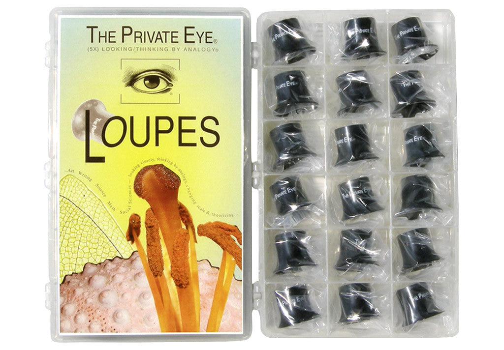 The Private Eye Half Class Loupe Set - box only, no loupes - The ...
