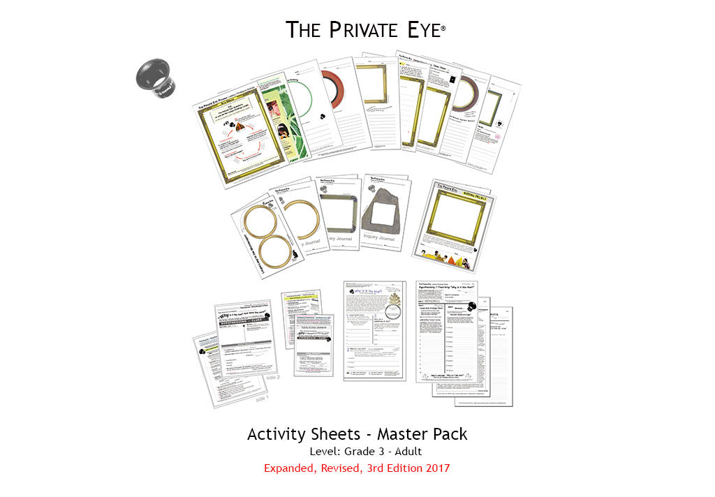 The Private Eye Activity Sheet STEM Master Pack: - The Private Eye Project